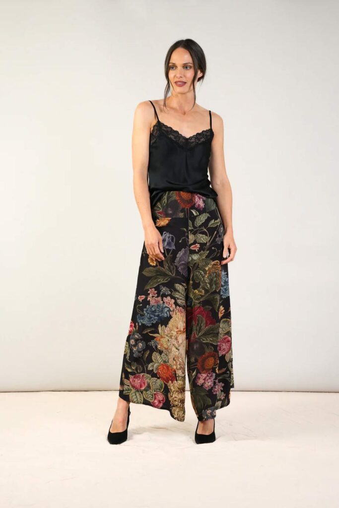 FARM RIO BLOSSOM TAPESTRY BLACK MIDI DRESS - Rococo Boutique Ireland
