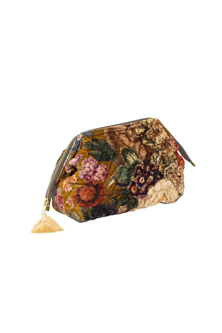 ONE HUNDRED STARS VELVET POUCH PRIMULA GOLD - Rococo Boutique Ireland